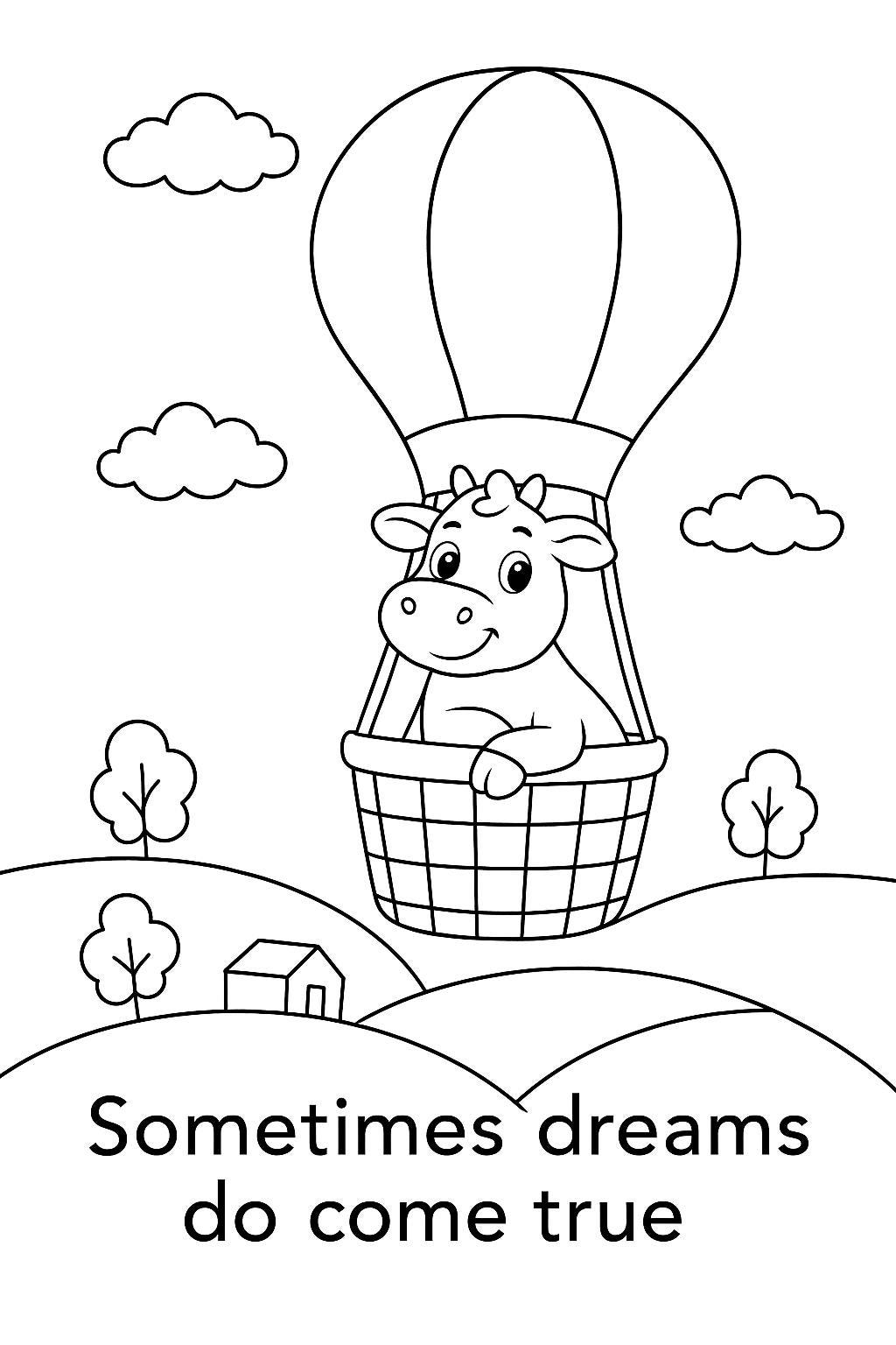 Farm Animal Coloring Pages for Kids: Happy Farm Adventure (A4 PDF ...