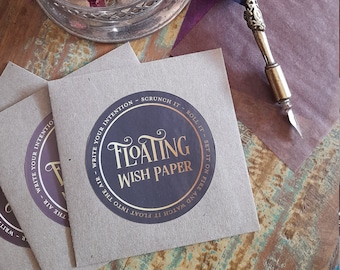 Wish Paper Flying Wish Paper Flash Paper Make a Wish Good Fortune Wish ...