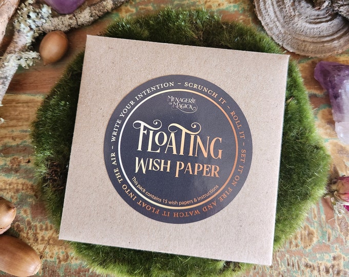 Chakras, Wish Paper, Law of Attraction, Wish Kit, Manifesting Kit ...