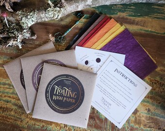 Wish Paper Flying Wish Paper Flash Paper Make a Wish Good Fortune Wish ...