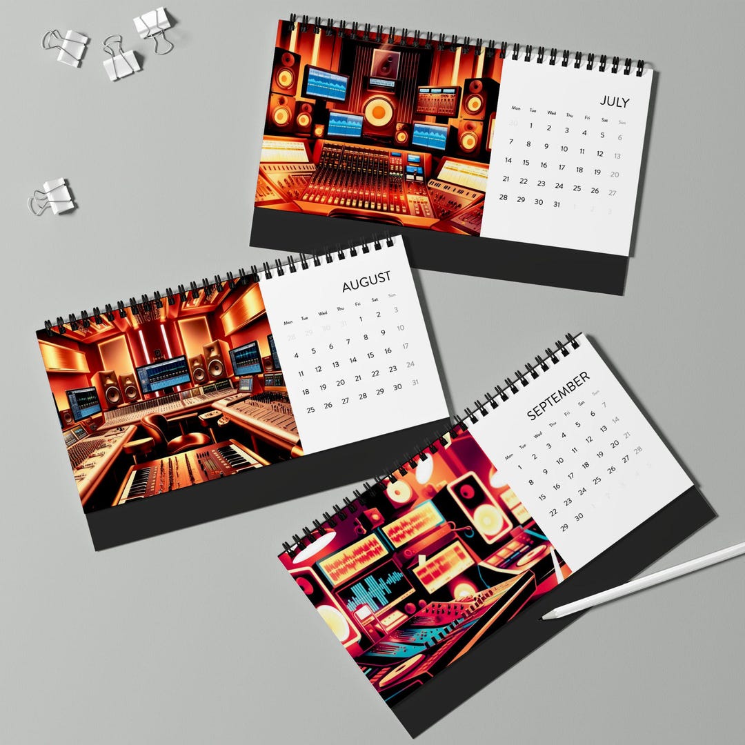 Ultimate Recording Studio Calendar 2025 - Etsy