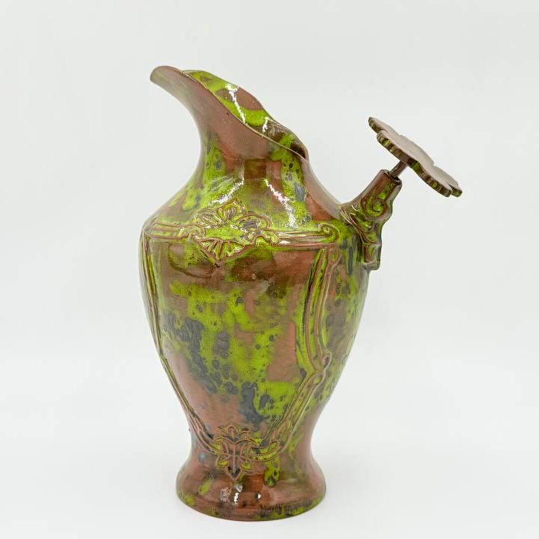 Ceramic Pitcher | Handmade Stoneware Ceramic Pottery Jug | Rustic Milk ...