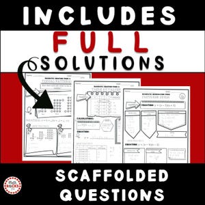 Introduction to Quadratic Functions Scaffolded Doodle Notes Worksheets ...