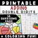 Color by Number Double Digit Addition Christmas Activity 2nd Grade Math ...