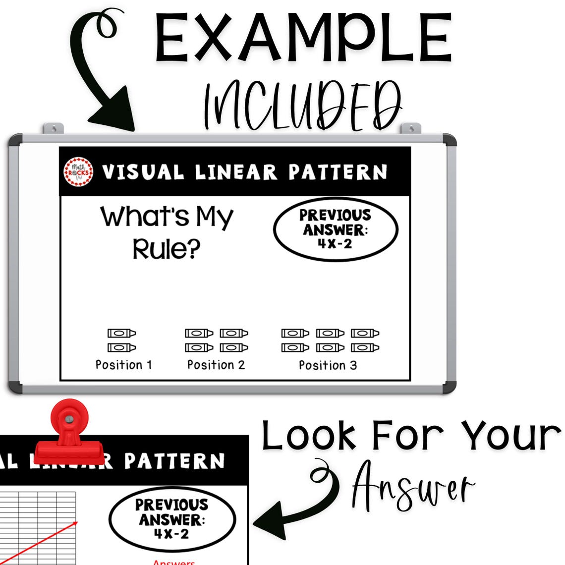 Linear Functions Activity Visual Pattern Algebra 1 Scavenger Hunt 8th ...