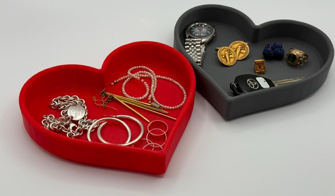 Heart Shaped Multi Use Tray, Heart Shaped Tray, Love Themed Tray ...