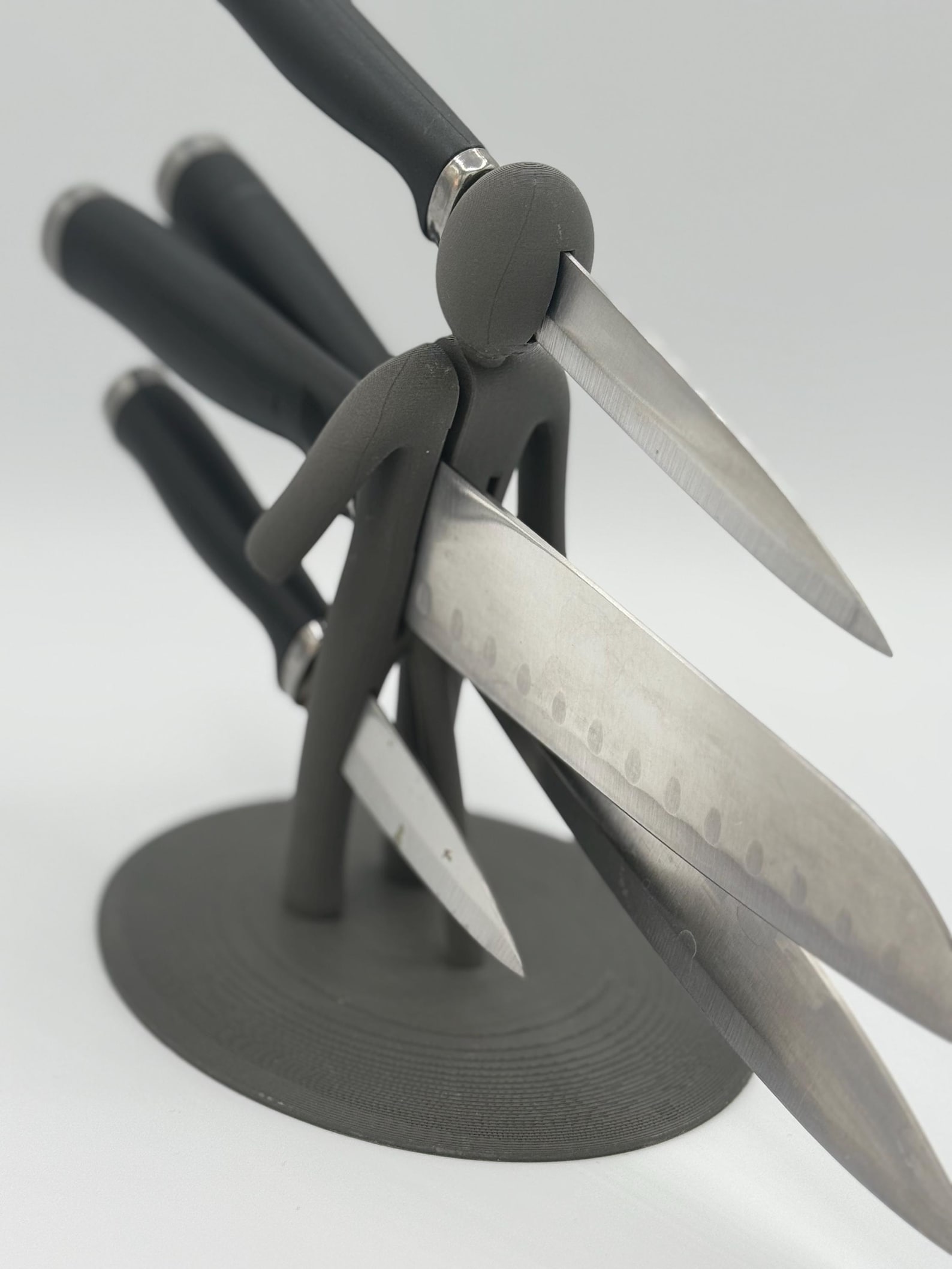 Funny Knife Holder, Knife Block, Knife Storage, Humanoid, Julius Caesar ...