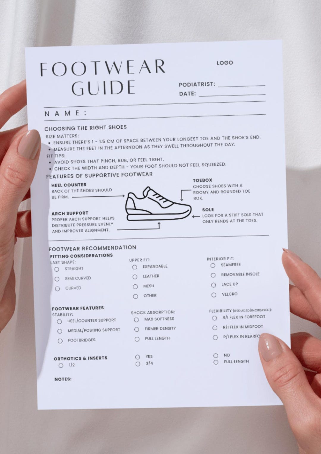 Footwear Guide | Shoe Fitting | Podiatry | Chiropody | Medical | Health ...