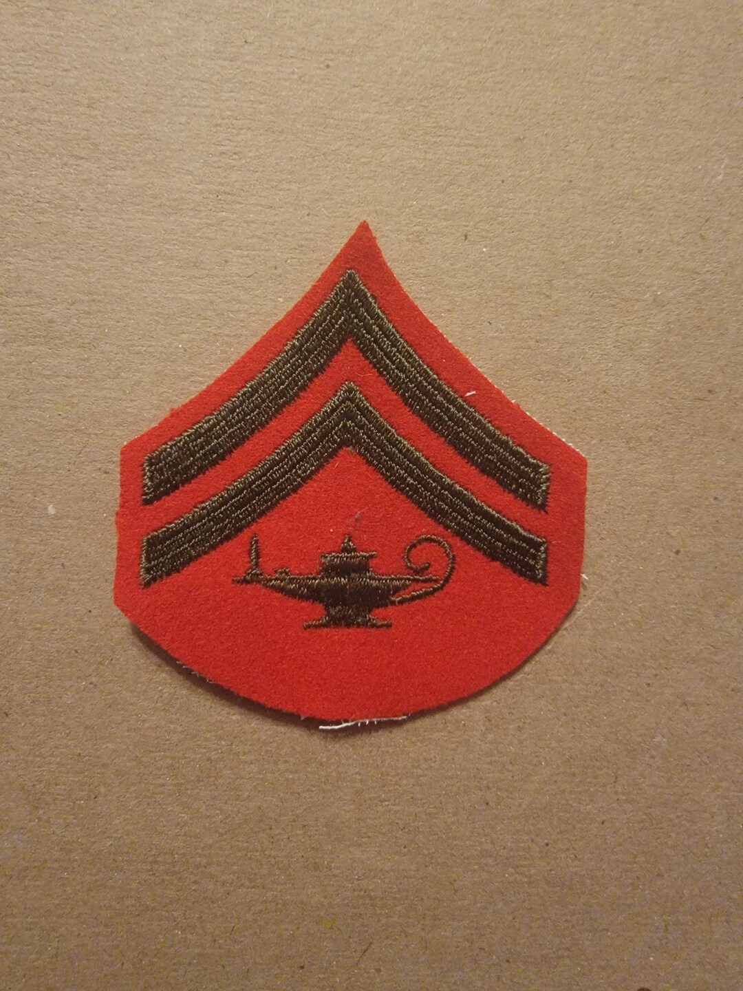 US Marine Corps JROTC Corporal Patch Red/green Uniform Cadet. New - Etsy