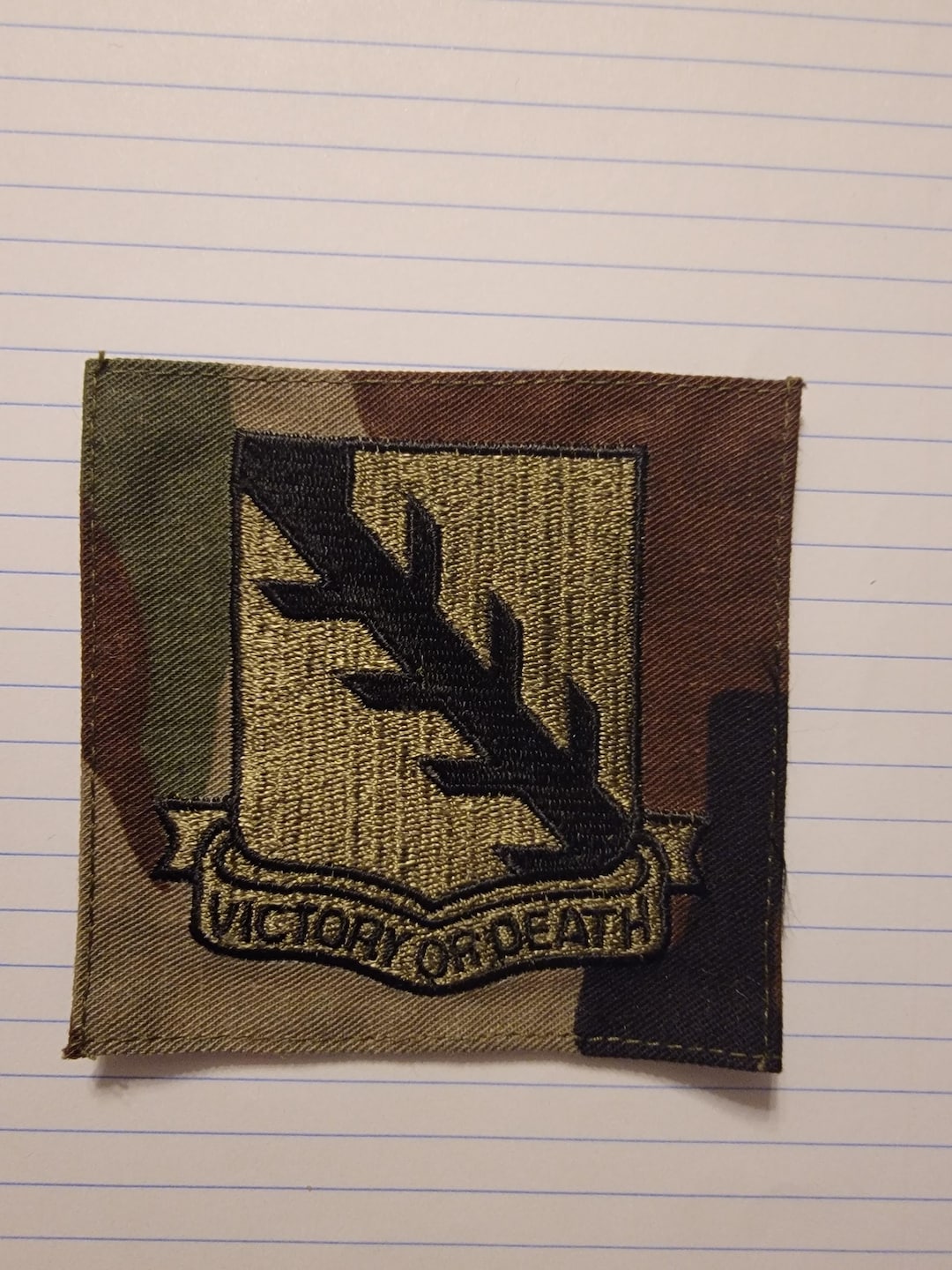 Vintage 32nd Armored Regiment Victory or Death Armor Tank BDU 3.5 Patch ...