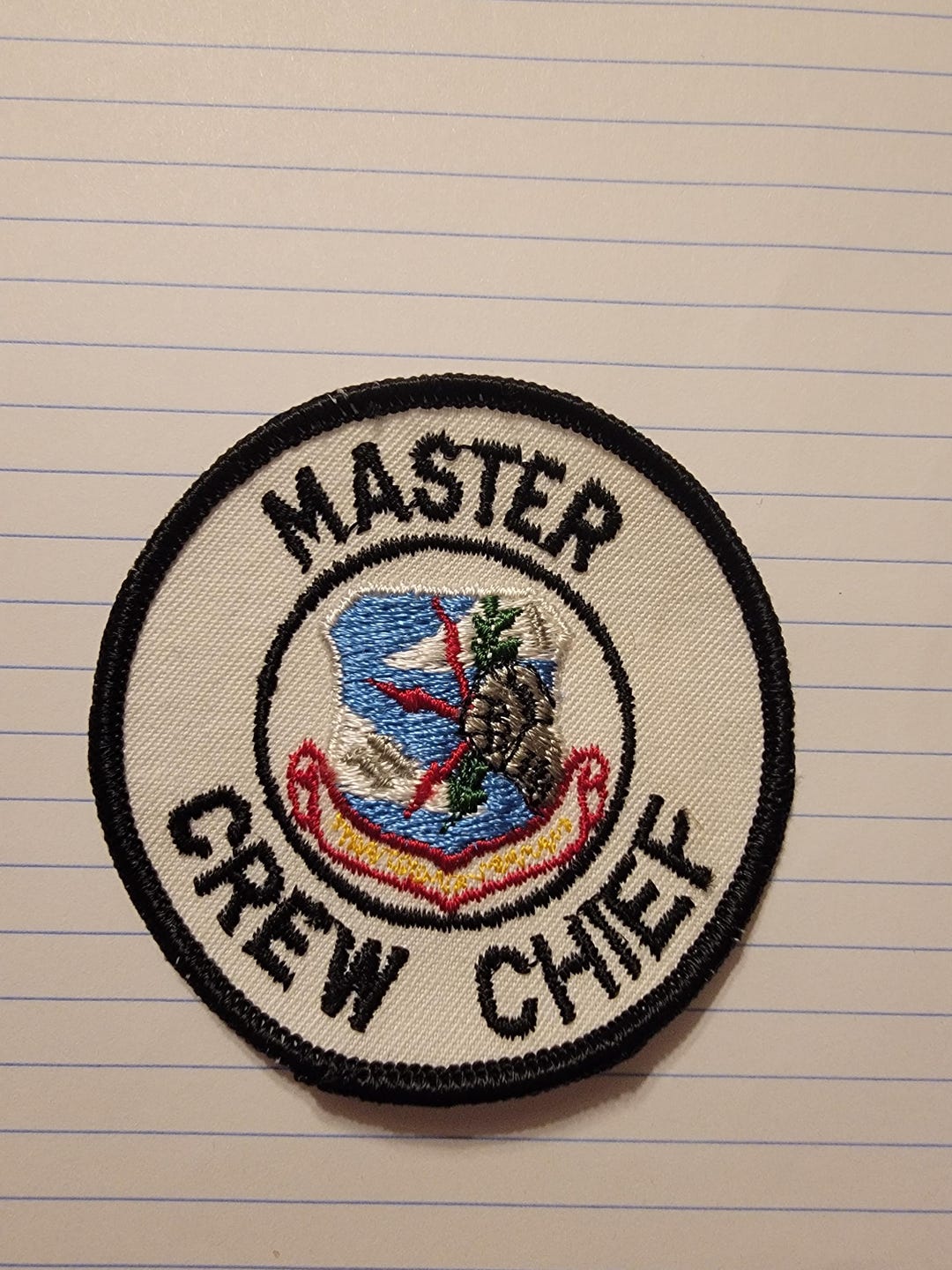 Vintage Master Crew Chief Strategic Air Command Uniform Badge Patch ...