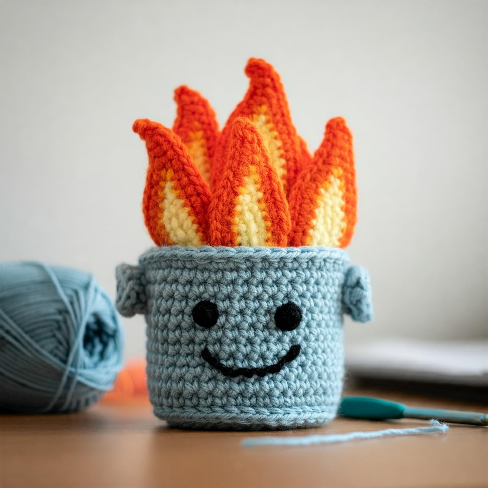 Emotional Support Dumpster Fire Crochet Pattern PDF - Etsy
