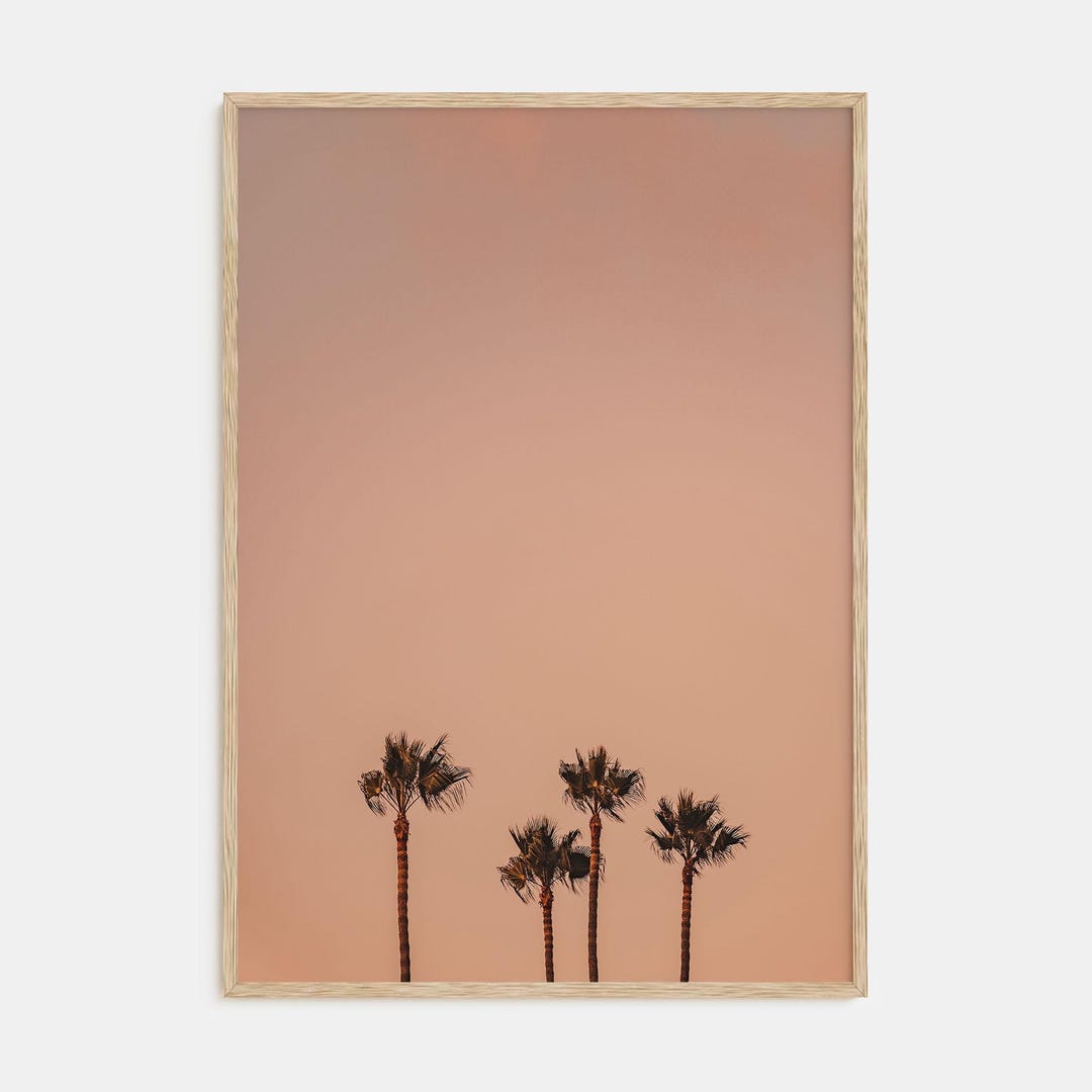 Fine Art Palm Trees Print | Color Photography Poster | Tropical Wall ...
