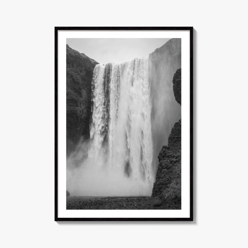 Waterfall Photo Poster - Etsy