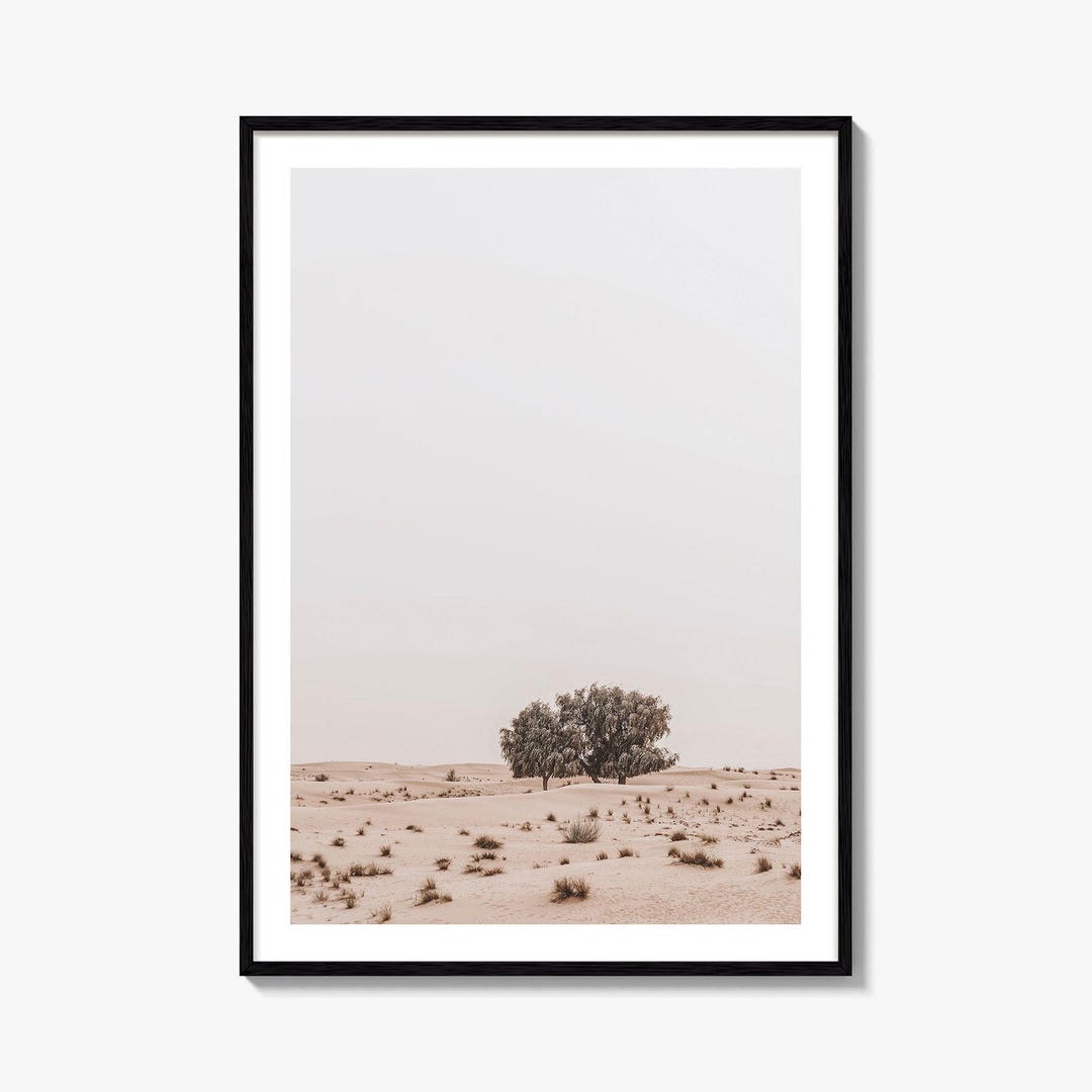 Dubai Desert Acacia Tree Fine Art Photo Print, United Arab Emirates - Etsy