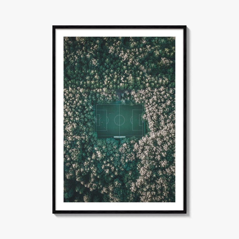 Minimal Soccer Poster - Etsy