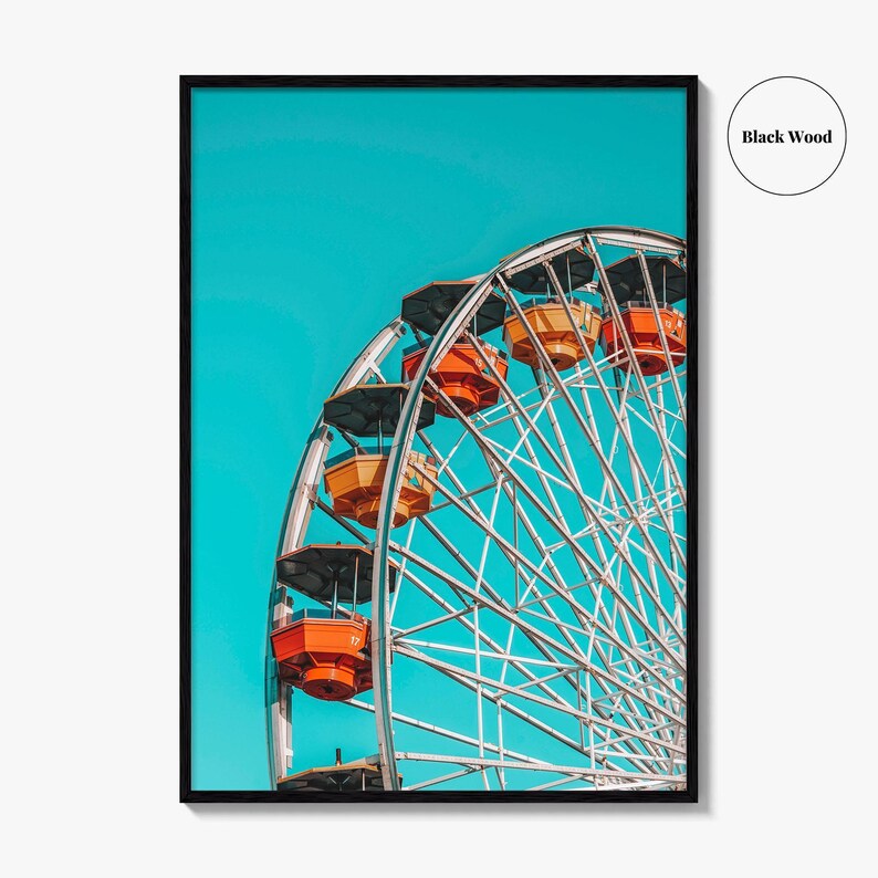 Ferris Wheel Color Fine Art Photography Poster Print - Etsy