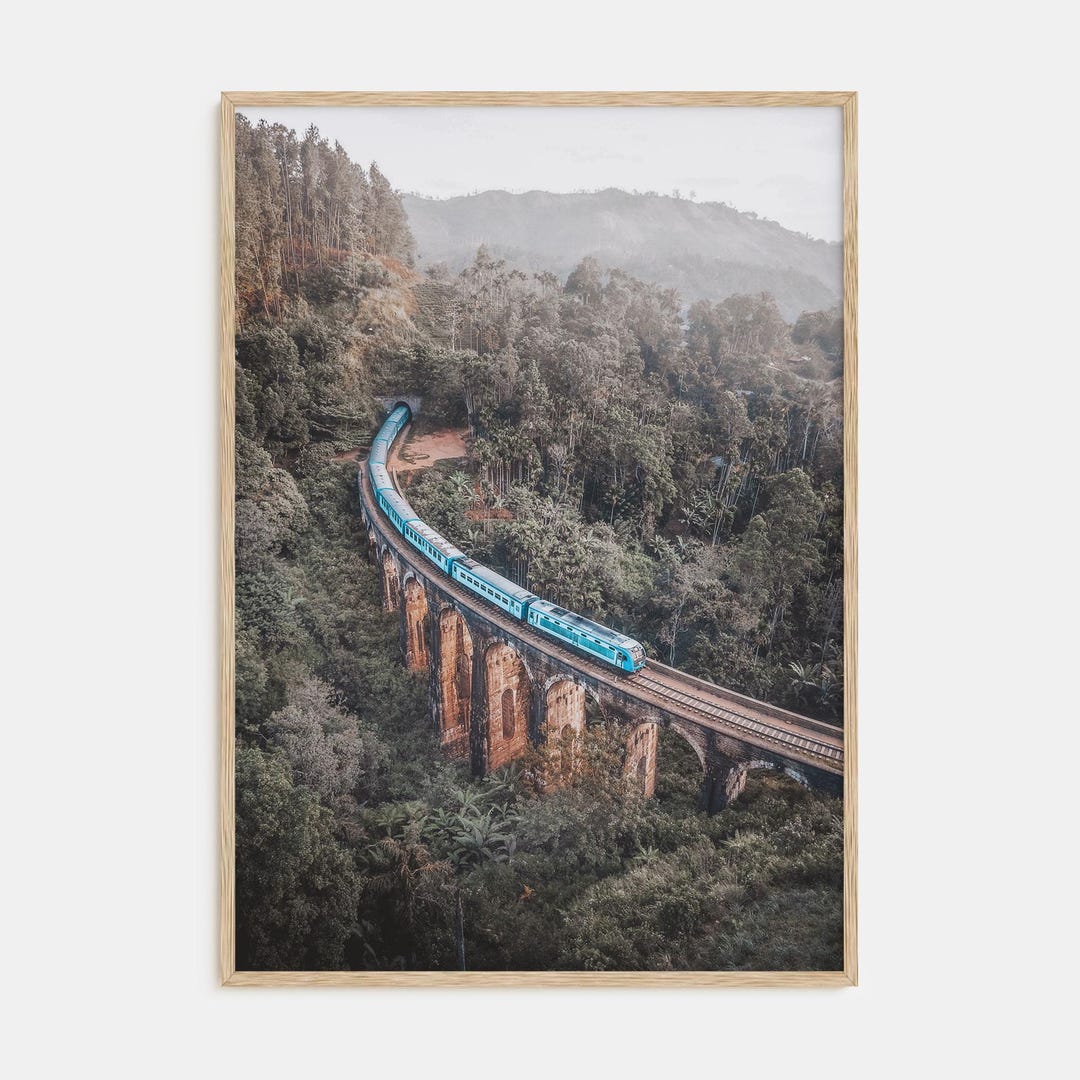 Fine Art Train Arch Bridge Print | Color Photography Poster | Wall Art ...
