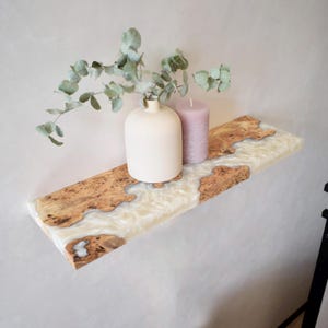 Unique Wall Shelf - Wood & Epoxy Custom Floating Shelves - Etsy