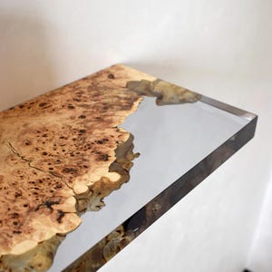 Floating Shelf From Wood and Epoxy Resin,kitchen Wood Floating Shelves ...