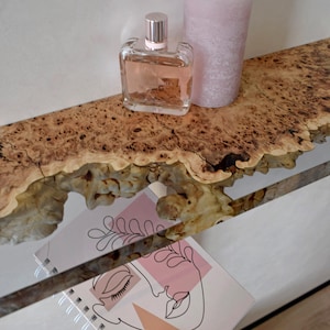 Floating Shelf From Wood and Epoxy Resin,kitchen Wood Floating Shelves ...