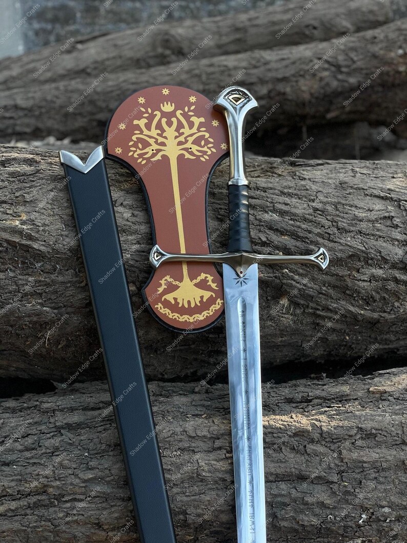 Hand Forged King Aragon ANDURIL Replica Sword, Long Sword, NARSIL SWORD ...
