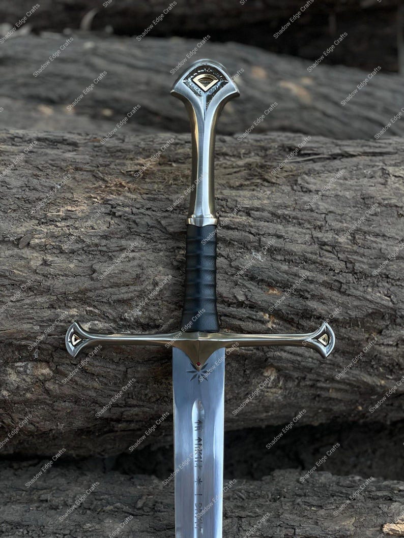 Hand Forged King Aragon ANDURIL Replica Sword, Long Sword, NARSIL SWORD ...