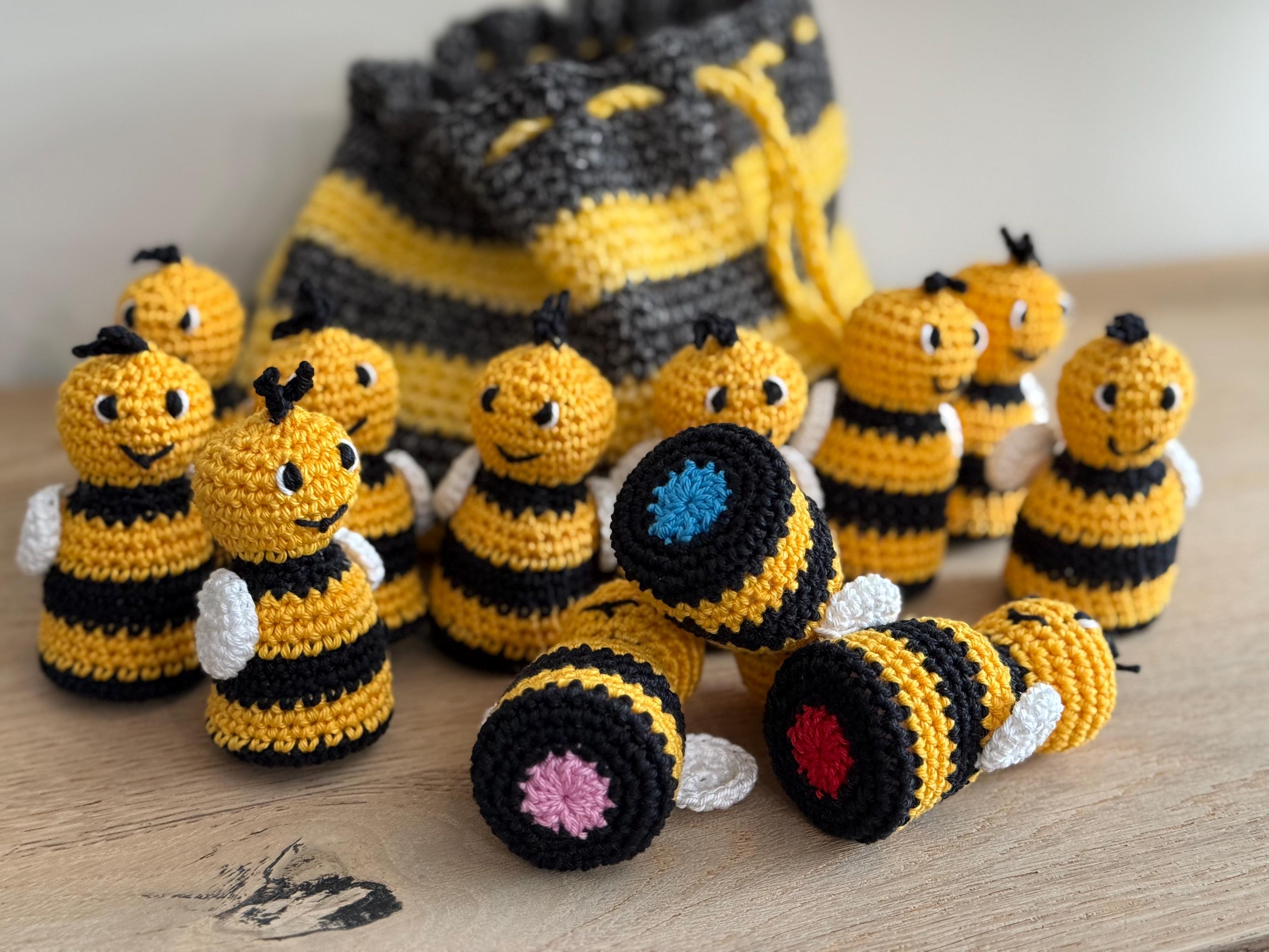 Bee Memory - Crochet Pattern - Memory Game - Language DUTCH + ENGLISH ...