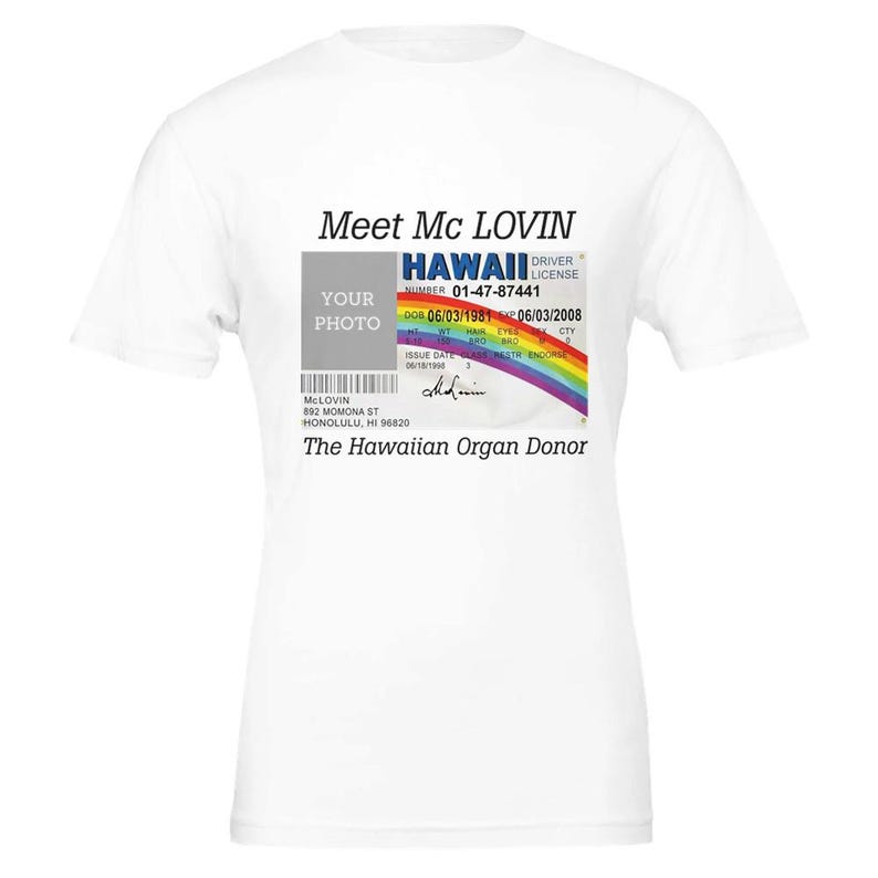 Superbad, Mclovin Inspired Graphic Funny T-shirt, Funny Gift, Gag Gift ...