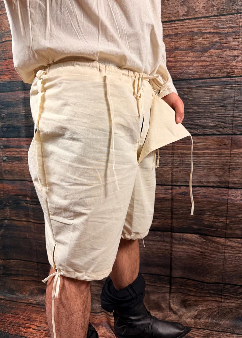 Handmade Medieval Cotton Braies – Italian Tailored Reenactment and LARP ...