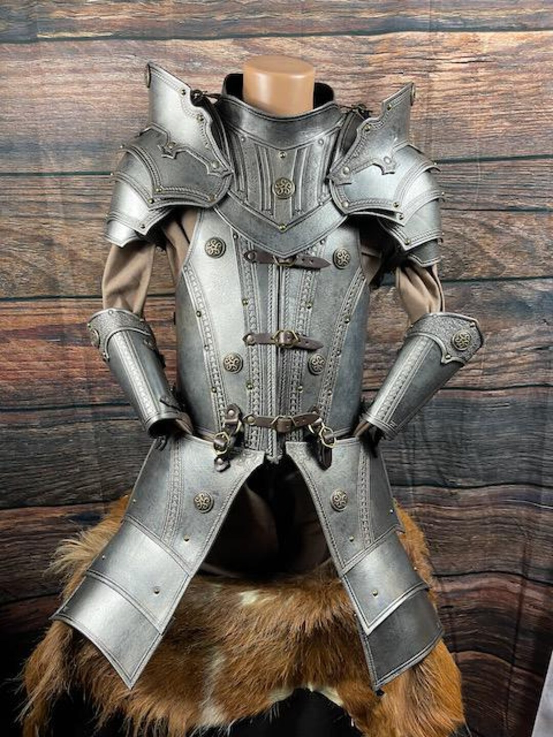 Noble Antonius SILVER Armor Set - Handcrafted - LARP, Cosplay, Ren Fair, Cinema and Theatre - Etsy