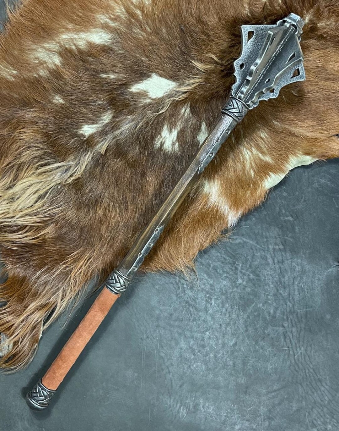 Medieval Winged Mace Handcrafted LARP, Cosplay, Warhammer Fantasy, Sfx ...