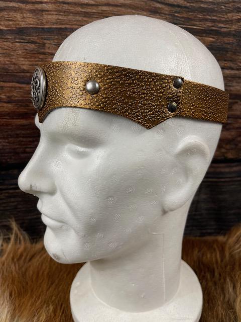 Leather Crown With Metal Studs for LARP and Fantasy Costumes - Etsy