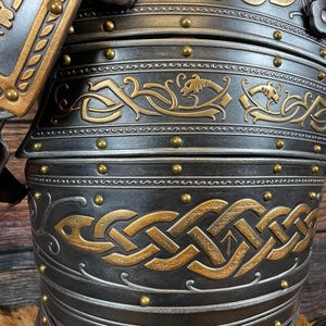 Ragnarok Full Armor Dark Metal Handcrafted LARP, Cosplay, Renfaire ...