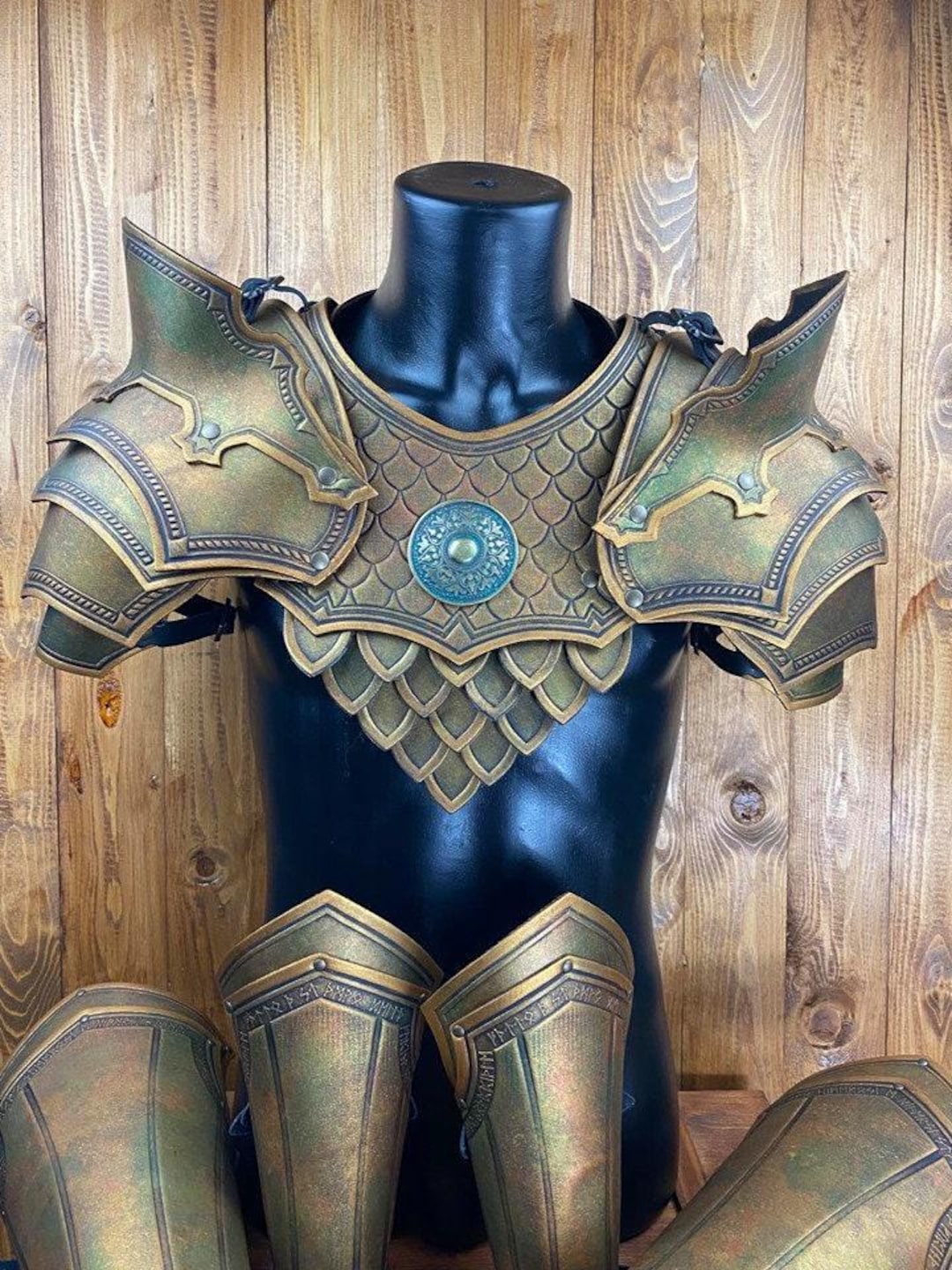 Leather Paladin Oxide Set - Handcrafted - LARP, Cosplay, Cinema ...