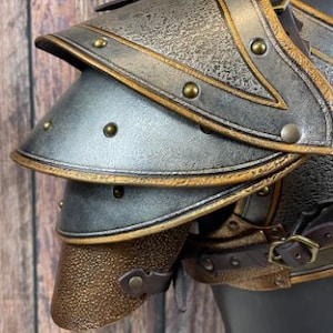 Castalia Harness With Pauldron - Handcrafted - LARP, Renfair, Greek ...