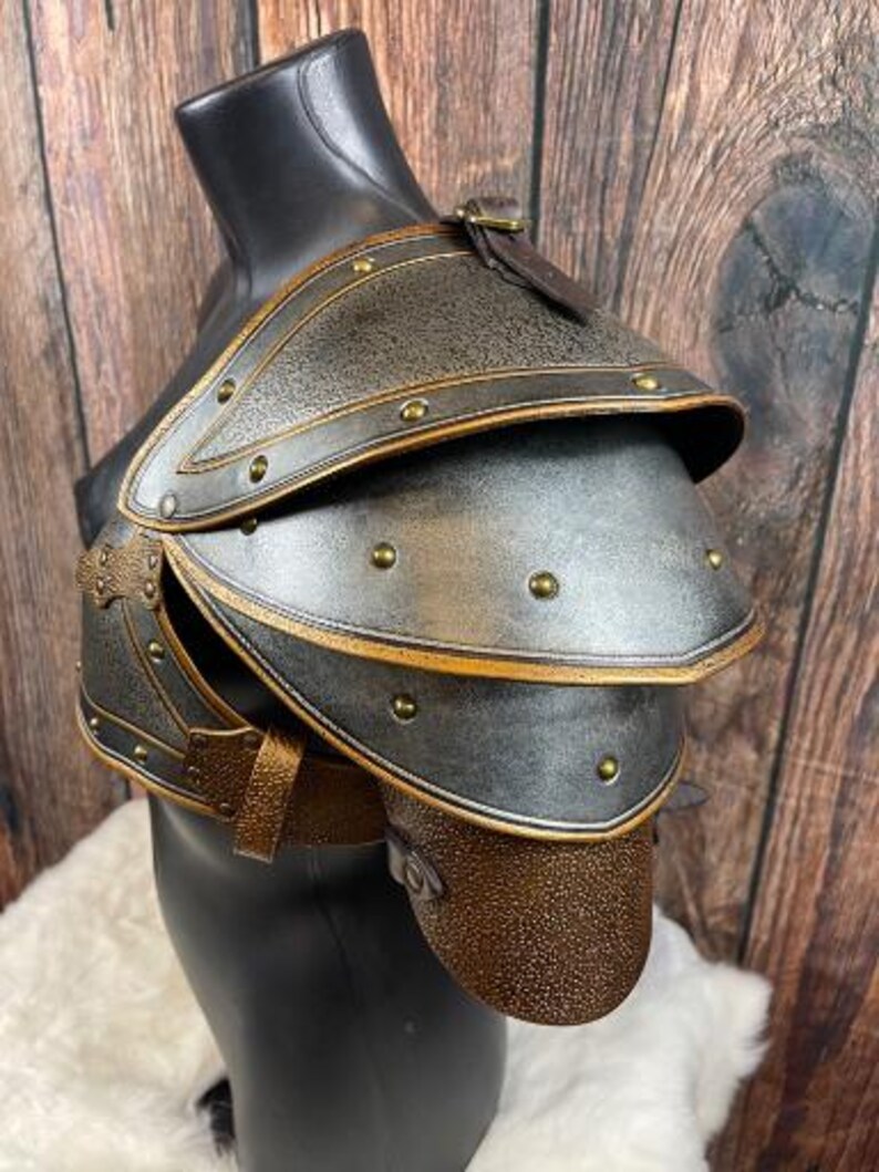 Castalia Harness With Pauldron Handcrafted LARP, Cinema and Theatre - Etsy
