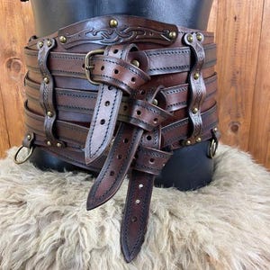 Ragnarok Brown Armor Set - Handcrafted - LARP, Cosplay, Cinema, Theatre ...