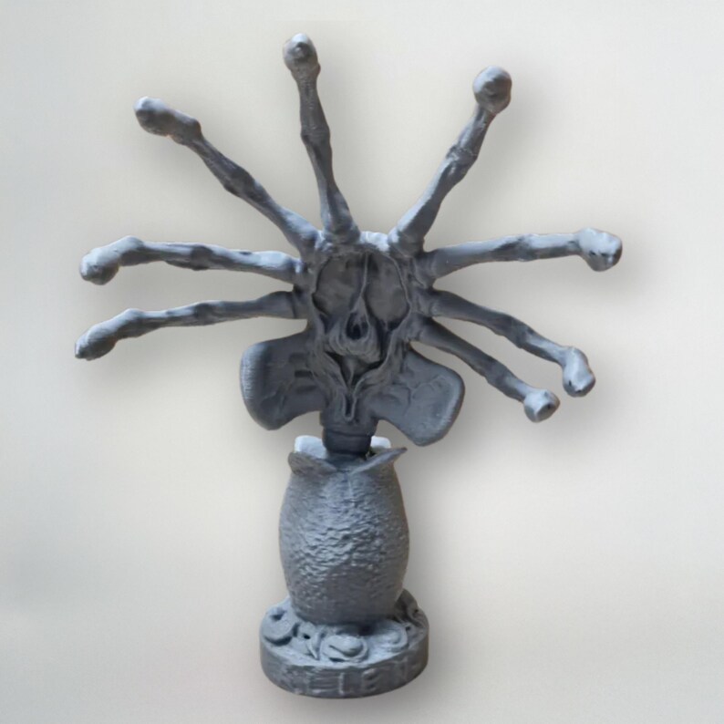 3D Printed Facehugger Alien Figure, Sci-fi Movie-inspired Collectible ...