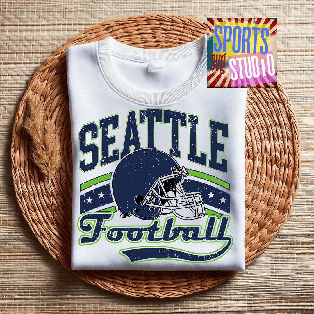 Seattle Football Fan Art Design for Printing, Cutting and Sublimation ...