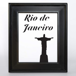 Printable World Landmarks Table Number Wedding Reception Bar Mitzvah ...