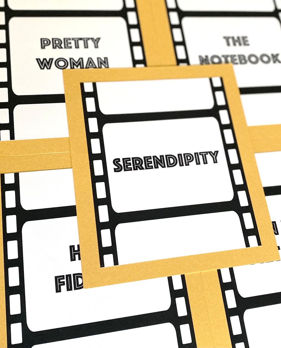 Custom Movie Film Strip Table Numbers: Wedding, Bar Mitzvah, Party - Etsy