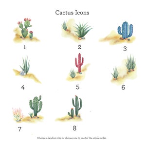 Cactus Table Number for Wedding Reception or Party Decoration, Perfect ...