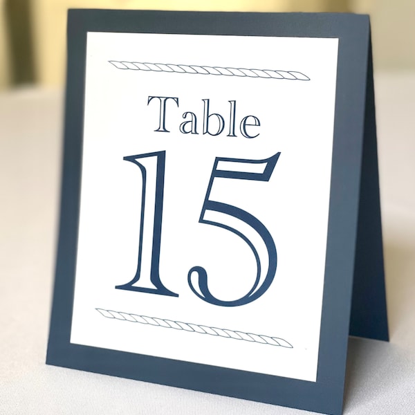 Nautical Table Numbers - Etsy