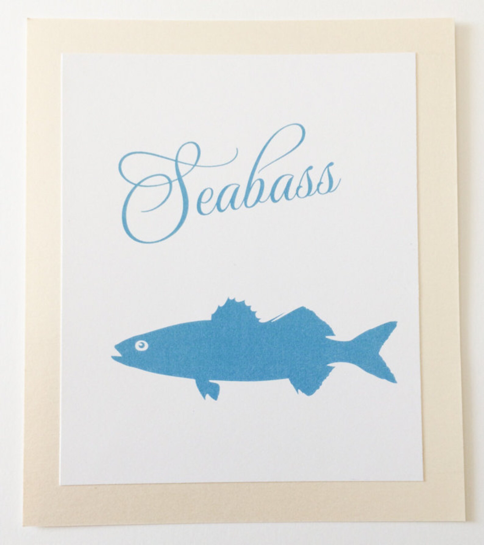Sealife Wedding Table Numbers: Custom Fish, Font & Colors - Etsy