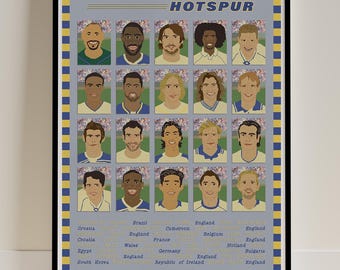Arsenal Legends Print. Hand Drawn Football Poster - Etsy