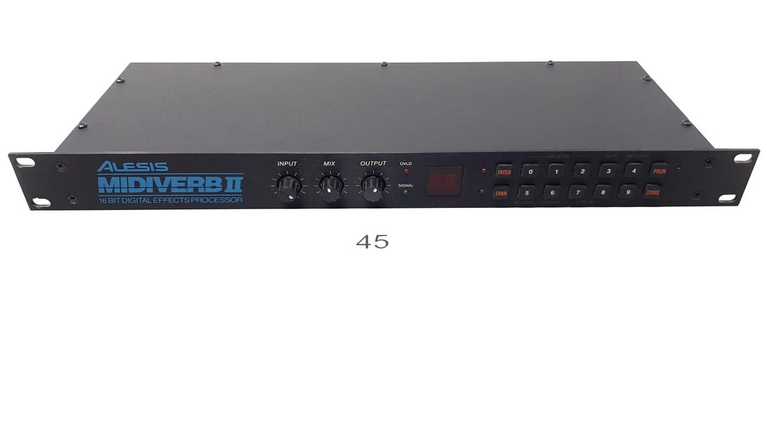 Alesis MIDIVERB II (1987) – 16-bit Digital Effects Processor, Vintage ...