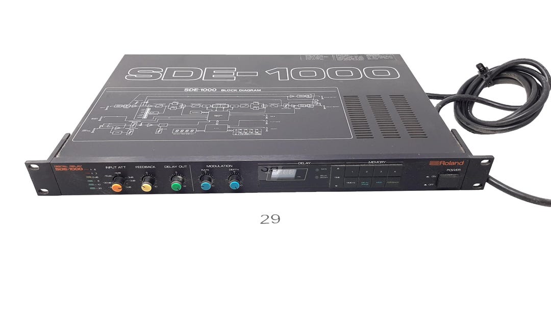 Roland SDE-1000 Digital Delay Effects Processor (1983) – Vintage ...
