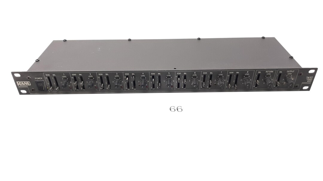 Rane SM 82 Stereo Mixer (1990s) – 8-channel Rackmount Line Mixer for ...