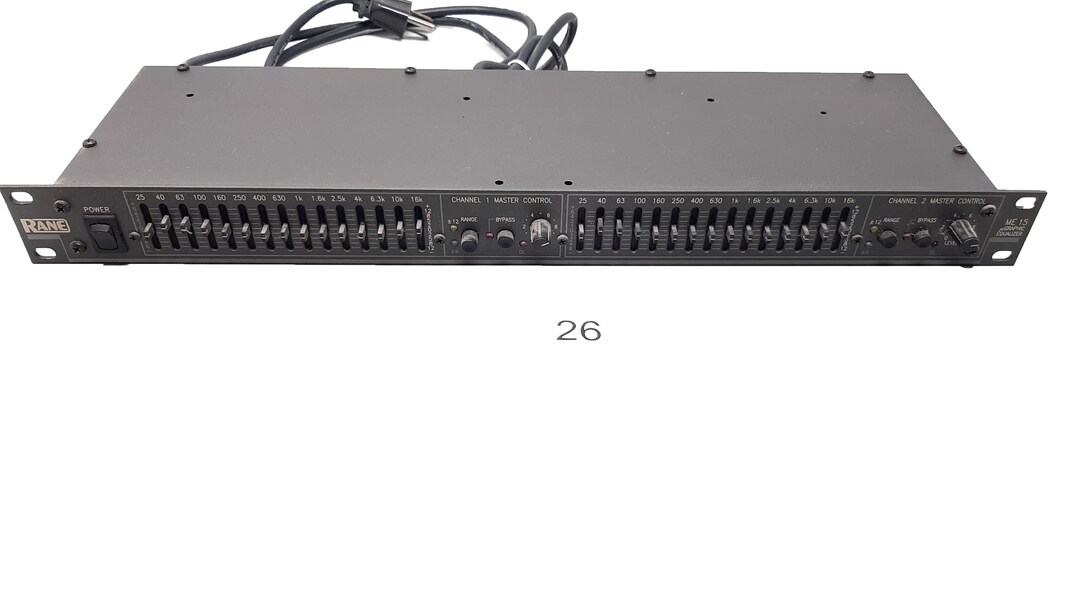 Rane ME-15 Graphic Equalizer (1990s) – Vintage Rackmount EQ With Manual ...